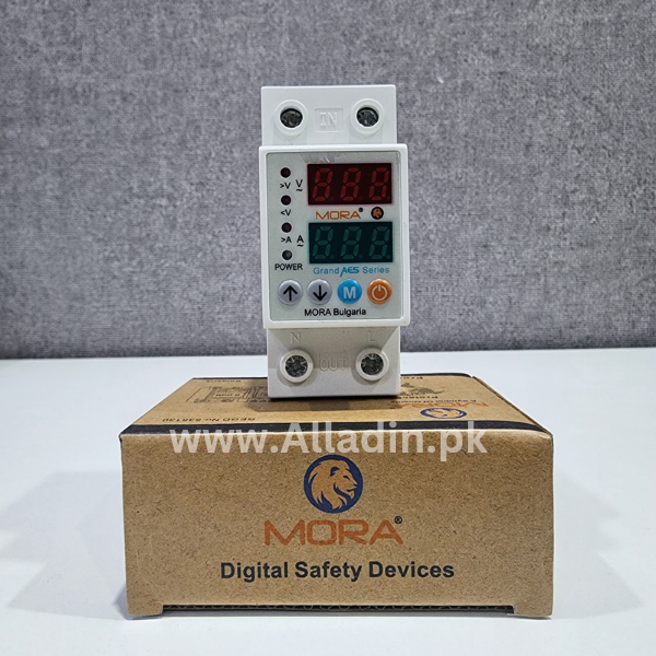 MORA 80A VA Protector by MORA Bulgaria with time delay function