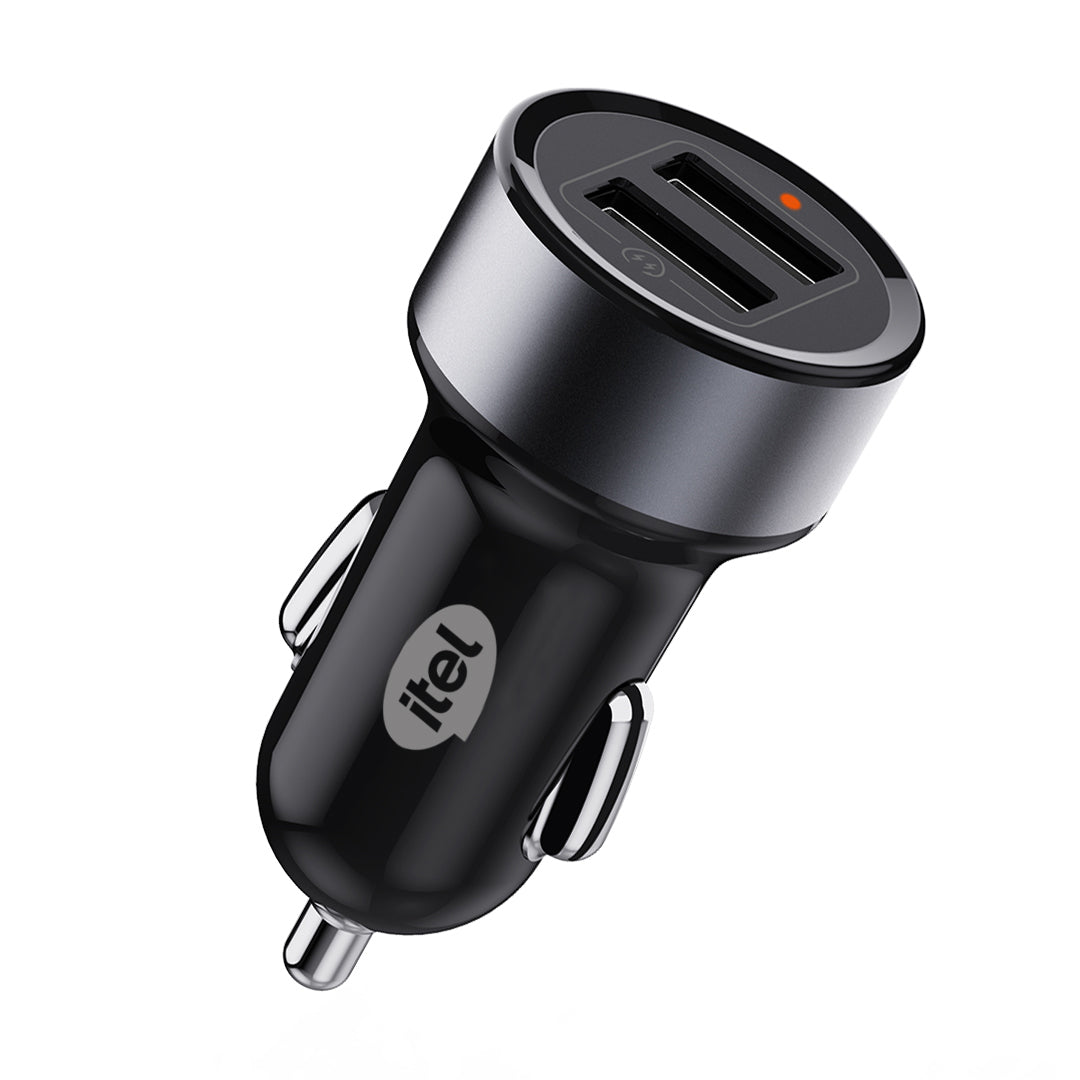 itel ICC-101 Car Charger 12W | 2.4A Fast USB-A Charging with Micro USB ...