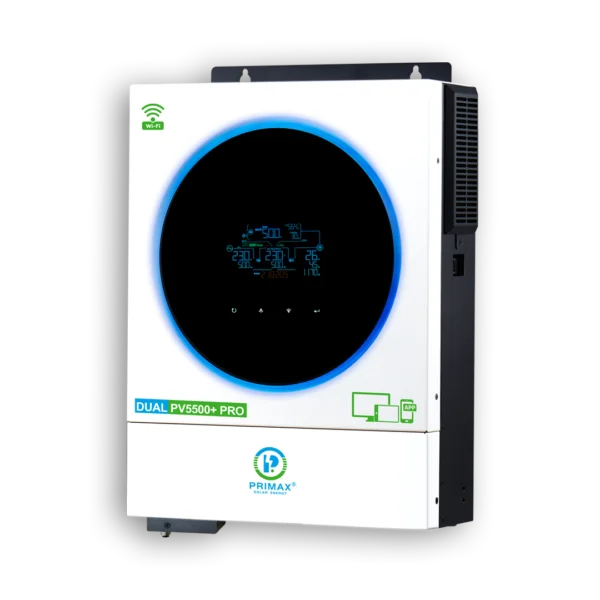 PRIMAX GALAXY DUAL PV5500+ PRO HYBRID SOLAR INVERTER 4KW With 5.5KW MP PRIMAX GALAXY DUAL PV5500+ PRO HYBRID SOLAR INVERTER 4KW With 5.5KW MP