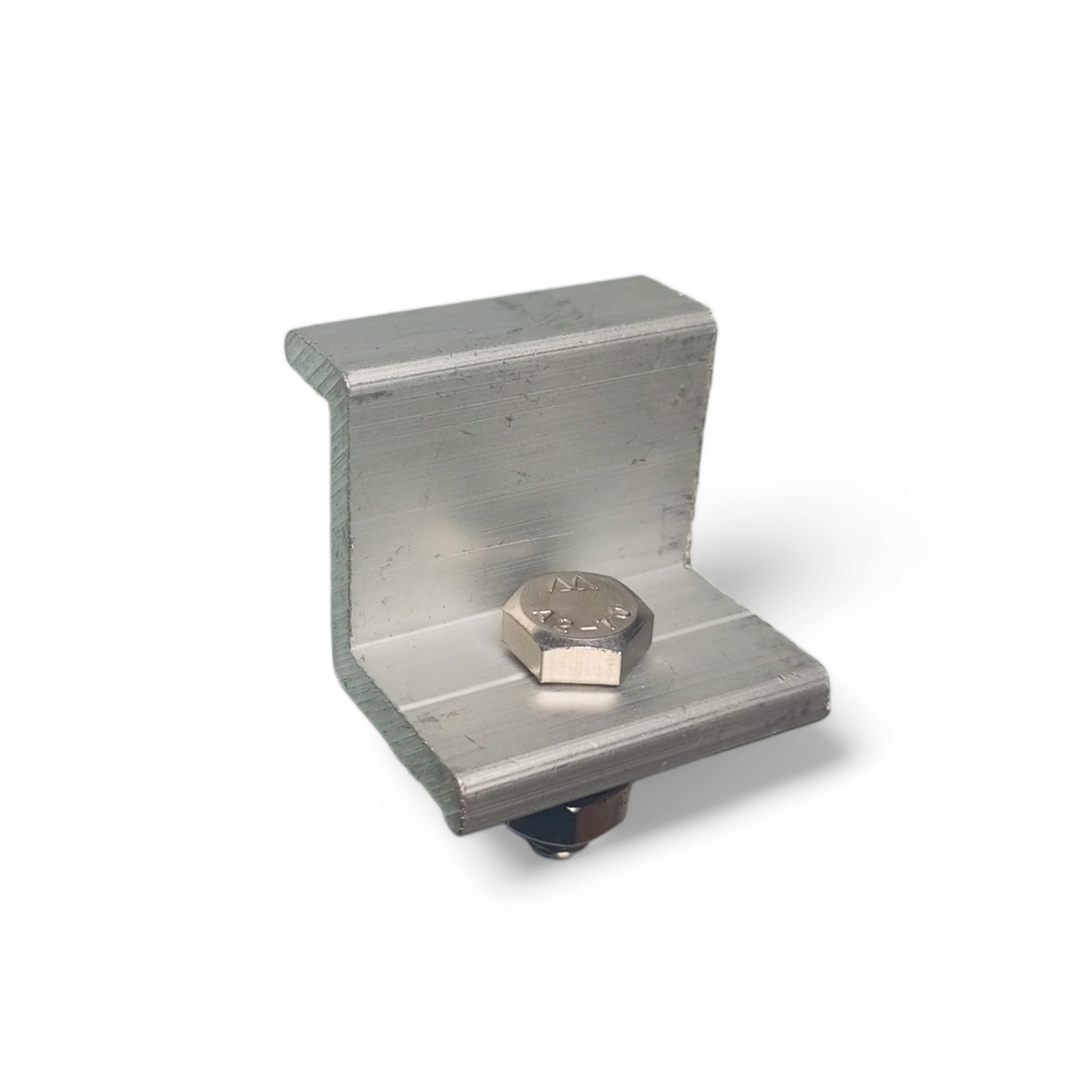 Aluminum End Clamp with SS Nut and Bolt for Solar Mount